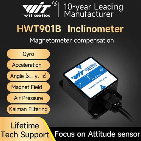 jual mpu0 [accelerometer inclinometer] hwt901b ttl 9 axis gyroscope
