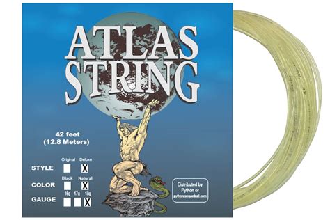 Python Atlas Deluxe 18g Natural String Python Racquetball