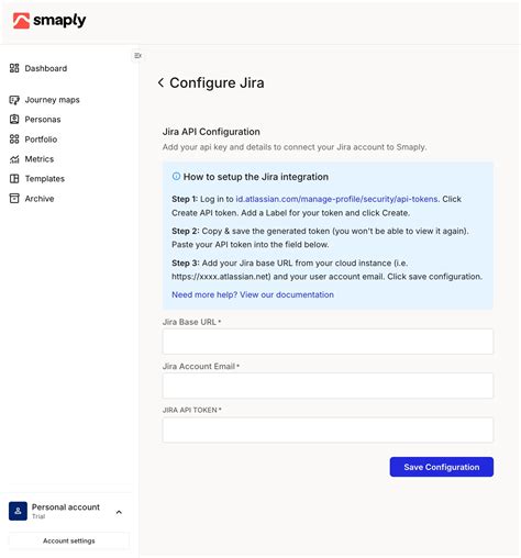 Configuring Jira With An Api Key Smaply Helpdesk