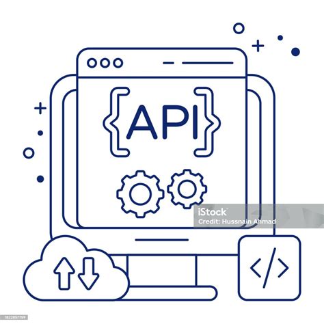 Une Icône De Conception Parfaite De Linterface De Programmation Dapplication Vecteurs Libres De