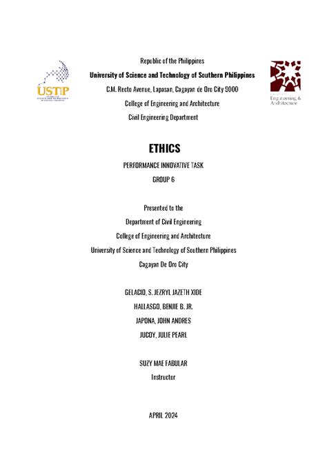 Group 6 Notes ASDASDASD Republic Of The Philippines University Of Science And Technology Of