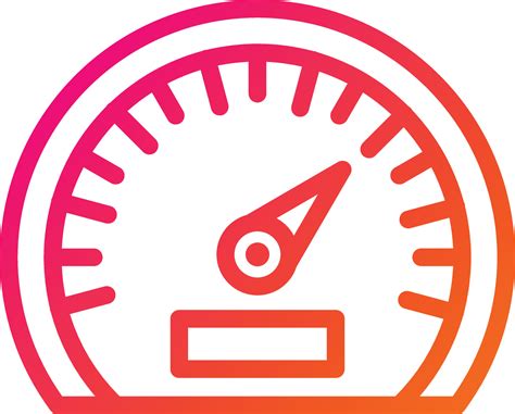 Speedometer Vector Icon Design Illustration 21718157 Vector Art At Vecteezy
