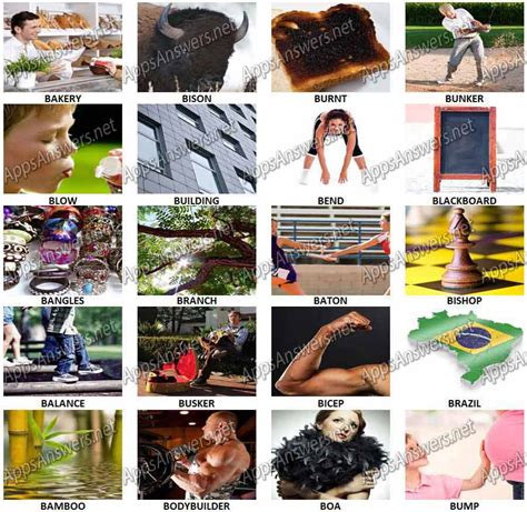 100 Pix Quiz B Is For Level 41 Level 60 Answers Apps Answers Net