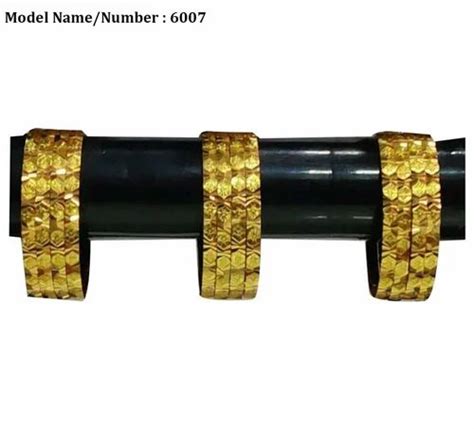 Golden Party Wear 1mm Brass Bangles At Rs 80set In Mumbai Id
