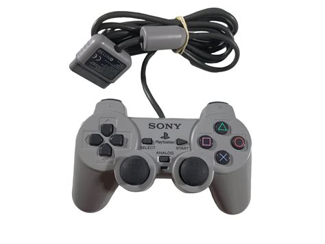 DualShock 1 Gray PS1 Analog Controller Sony PlayStation 1 SCPH 1200 TESTED WORKS EBay