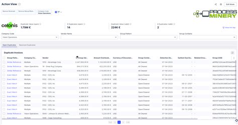 Product Page Duplicate Invoice Checker Process Minery Celonis