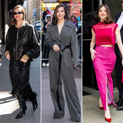 Hailee Steinfeld Rocks 3 Style Trends In 1 Day Office Siren More Us