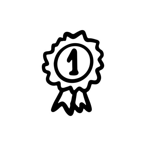 The Frame 17 Illustration Depicts A First Place Award Ribbon Icon