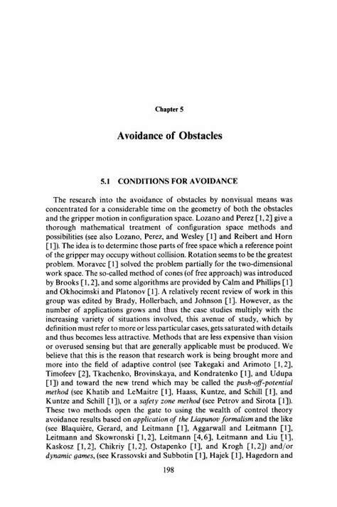 Pdf Control Dynamics Of Robotic Manipulators Avoidance Of Obstacles Dokumentips