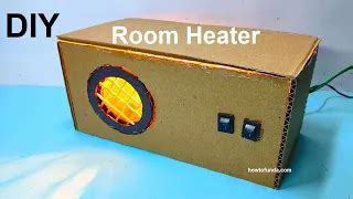 Room Heater Working Model Science Project For Exhibition Simple And Easy Diy Using Cardboard