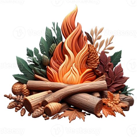 Harvest Inspired Element Rustic AI Generated Decorative Elements PNG