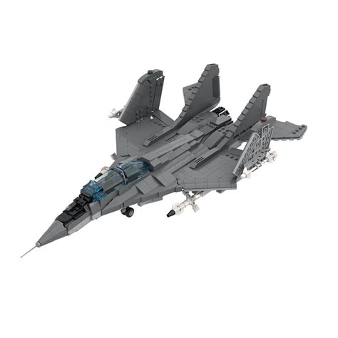 Mig29k Aircraft Moc Model Diy Assembly Building Blocks Set By Justa