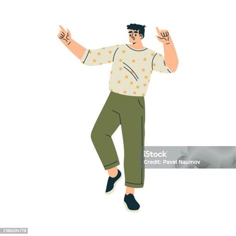 남자 성격 음악 춤 자연 에서 편안한 에서 그만큼 공원 벡터 일러스트 레이 션 개념에 대한 스톡 벡터 아트 및 기타 이미지 Istock