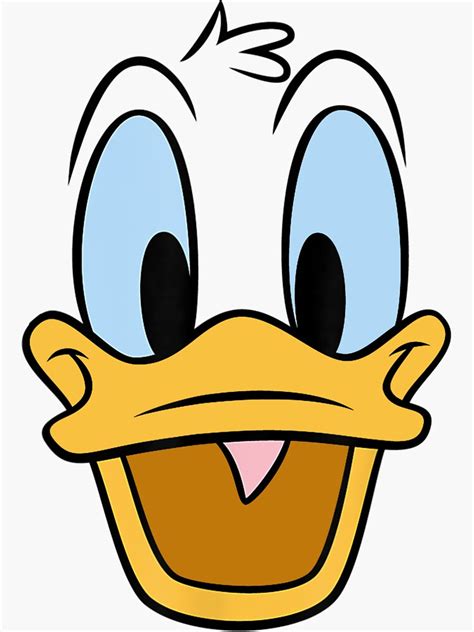 Donald Duck Smiling Face