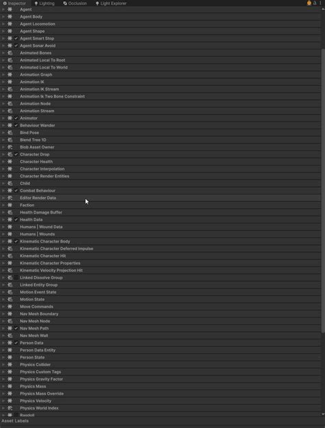 Entity Inspector Usability Customization Community Showcases Unity Discussions
