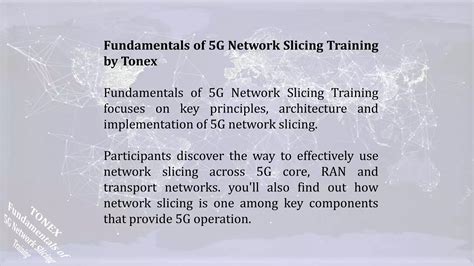Fundamentals Of 5g Network Slicing Pptx Computer Networking Computing
