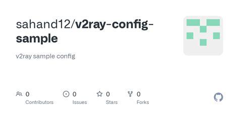 Github Sahand12v2ray Config Sample V2ray Sample Config