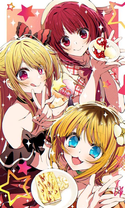 4b Enpitsu Arima Kana Hoshino Ruby Mem Cho Oshi No Ko Highres