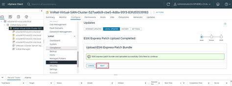 Vxrail Perform A Standalone Esxi Express Patch Upgrade Before Vxrail Simship Version Is