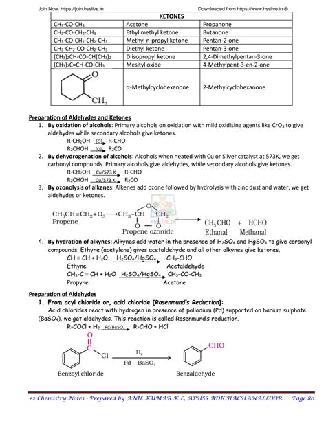 Solution Hsslive Xii Ch 8 Aldehydes Anil Studypool
