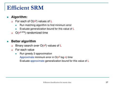 Ppt Efficient Classification For Metric Data Powerpoint Presentation Id 1156034