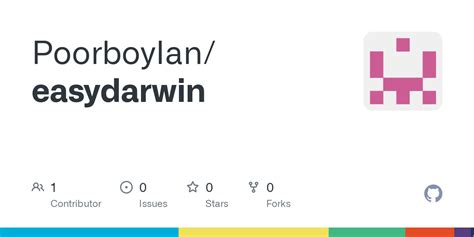 GitHub PoorboyIan Easydarwin