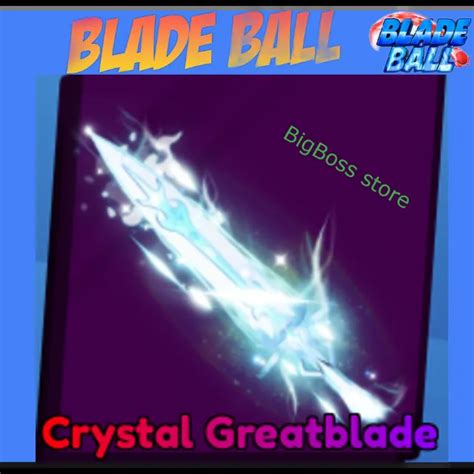 Crystal Greatblade Blade Ball Blade Ball Game Item Gameflip
