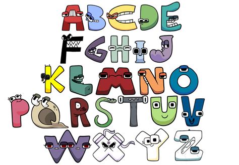 Alphabet Lore Letters By Aidasanchez0212 On Deviantart