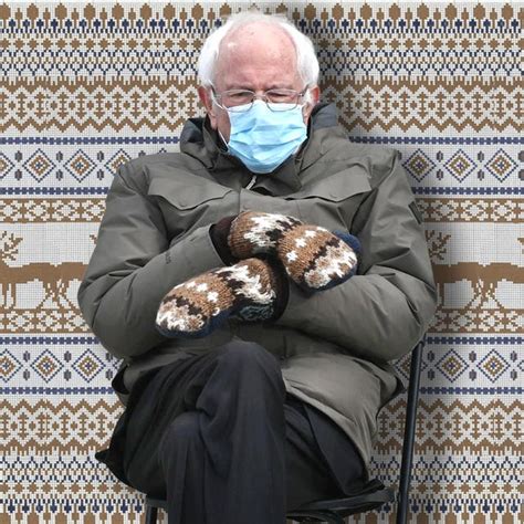 Figurine Daction Bernie Sanders Mittens