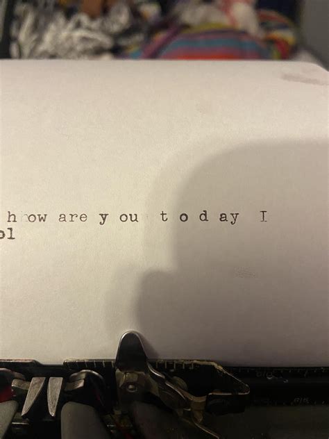 How Do I Fix This For Some Reason It Makes Spaces Where I Dont Press Space R Typewriters