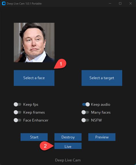 Introducing The AI App Deep Live Cam That Allows You To Impersonate Someone Else And Live
