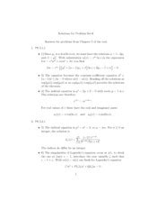 Problem Set 6 Solutions Solutions For Problem Set 6 Answers For Problems From Chapter 5 Of The