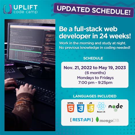 Uplift Code Camp On Linkedin Upliftyourgame Fullstackdeveloper