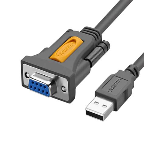 Ugreen Usb To Db9 Rs232 Serial Female Cable 1 5m Ugreen Singapore