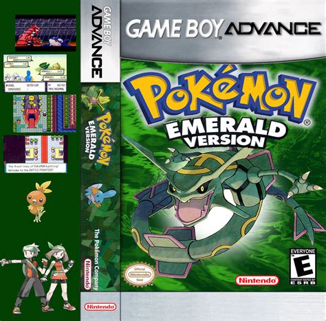 Gameboy Cassette Cover Pokemon Emerald By Greedlin On Deviantart