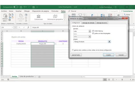 Como Hacer Listas Desplegables En Excel Plantillas De Excel Gratis