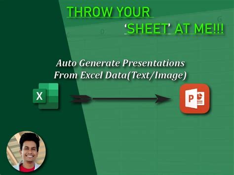 Macrovba To Generate Powerpoint Presentation From Text And Image In Excel Upwork
