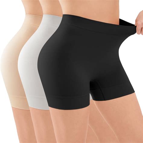 3 Pack Slip Shorts For Women Under Dressanti Chafing Underwear