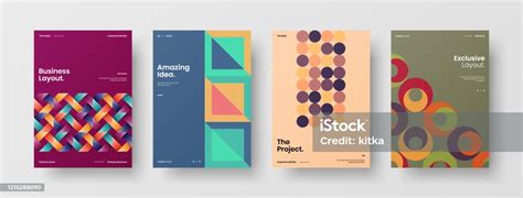 비즈니스 프리젠 테이션 벡터 A4 수직 방향 전면 페이지 모형 세트 기업 보고서 커버 추상 기하학적 일러스트 디자인 레이아웃 번들 회사 Id 브로셔 템플릿 컬렉션입니다 0