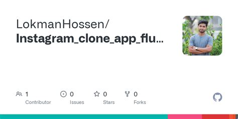 GitHub LokmanHossen Instagram Clone App Flutter