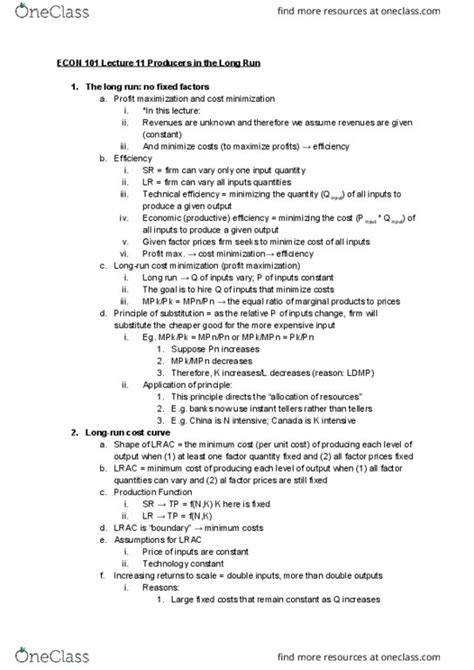 ECON 101 Lecture Notes Fall 2018 Lecture 12 Monopolistic Competition Perfect Competition