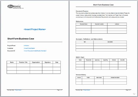 Use Case Documentation Template