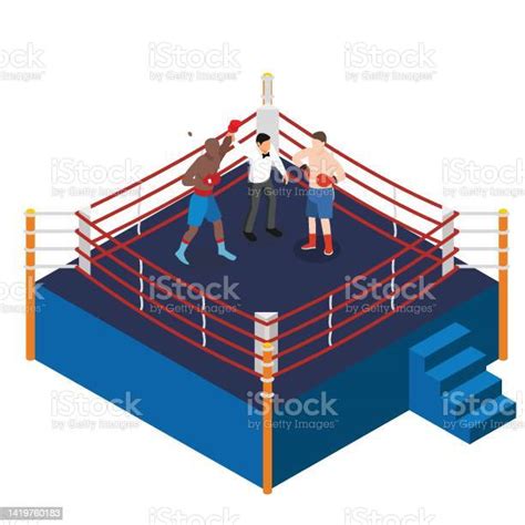 권투 스포츠 챔피언 아이소메트릭 3d 경쟁에 대한 스톡 벡터 아트 및 기타 이미지 경쟁 권투 스포츠 노크하기 Istock