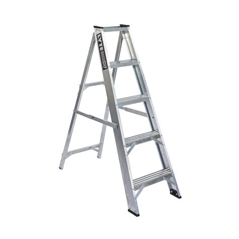 Lyte Class 1 Aluminium Builders Step Ladders Buy Online Lyte Class 1 Aluminium Builders Step Ladders Buy Online