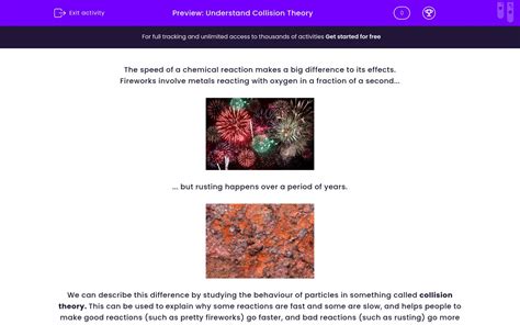 Understand Collision Theory Worksheet EdPlace