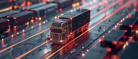 Cuttingedge Smart Logistics Network Realtime Tracking Optimization Premium Ai Generated Image