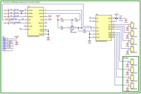 PGA460 Q1 PGA460 Q1 Multiplexing In Half Bridge Driver Mode For Mono Static Or Bi Static