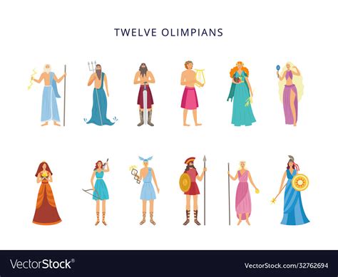 Greek Gods Of Olympus Olympian Gods Ehua