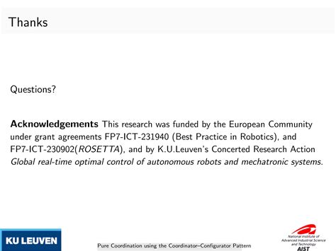 Pure Coordination Using The Coordinator Configurator Pattern Ppt