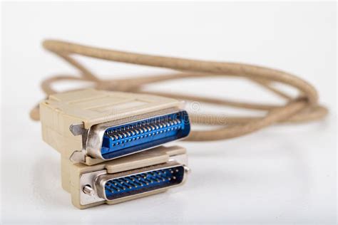 LPT Port Stock Image Image Of Connecting Serial Wire 27848095